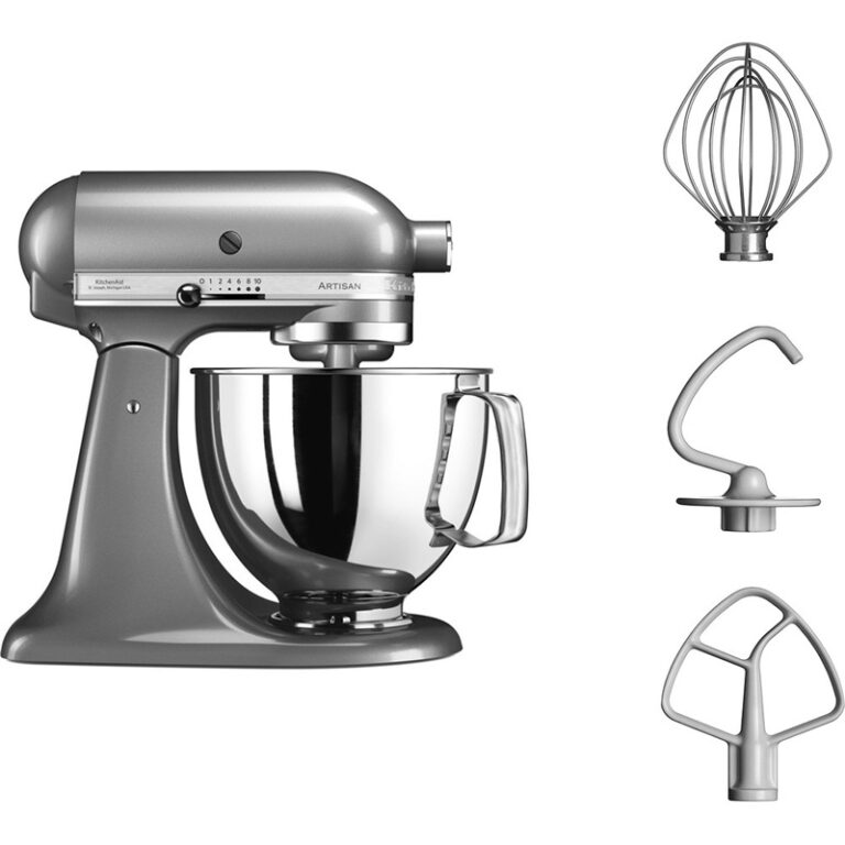KitchenAid 5KSM125ECU Stand Mixer 4.8L Counter Silver | Beytech