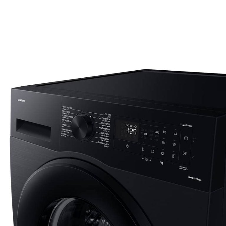 Samsung WW90CGC0EDABFH Washer 9 KG With Ecobubble And AI 1400 RPM Black ...