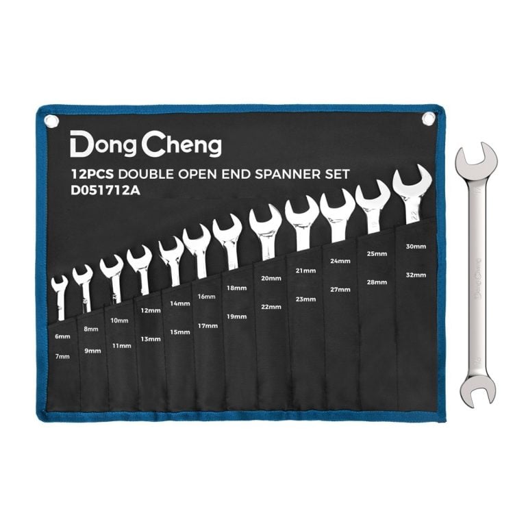 Dong Cheng HD051712A 12 Pieces Double Open-End Spanner Set | Beytech